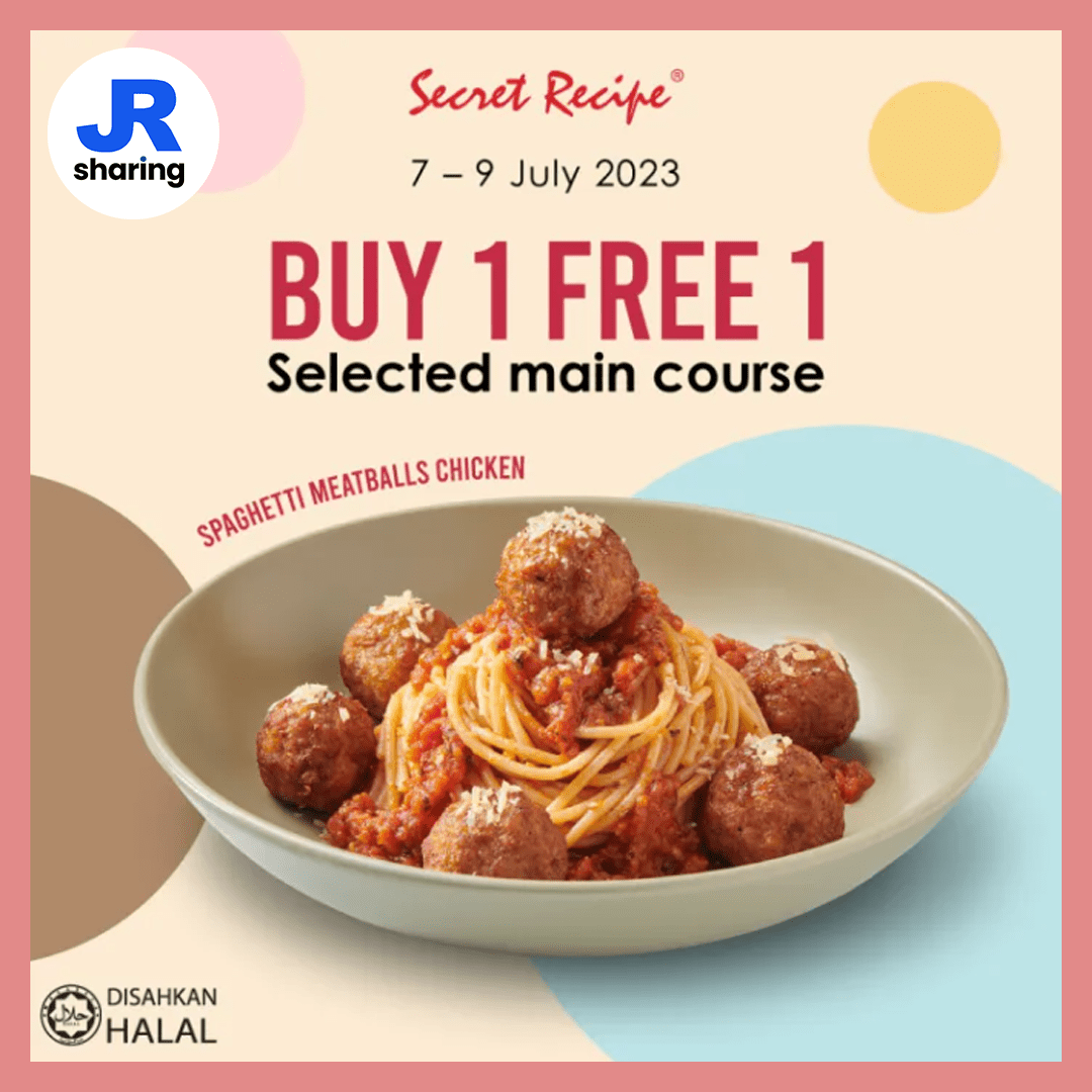 Tawaran Hebat: Beli 1 Percuma 1 Spaghetti di Secret Recipe Malaysia ...
