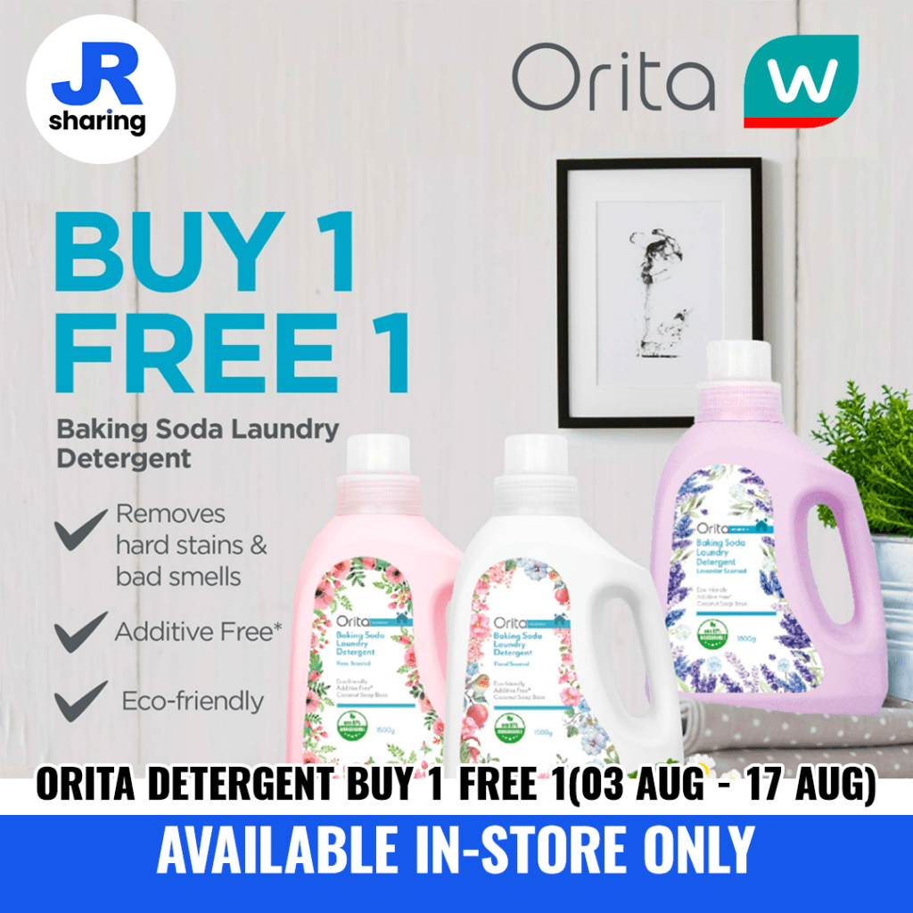 Orita Detergent BUY 1 FREE 1 Di Cawangan Watson Malaysia | Promosi ...